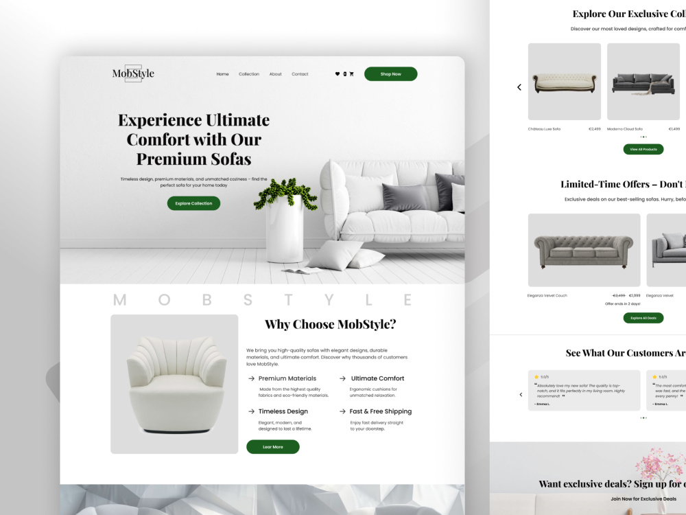 Modern & High-Converting Landing Page UI Design in Figma | Upwork