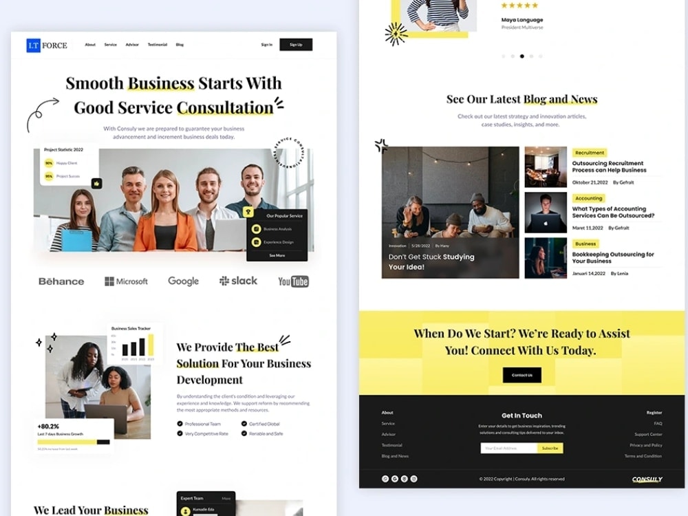 Responsive Landing Page Design | Website UI UX Design | Wireframes | Figma | Upwork