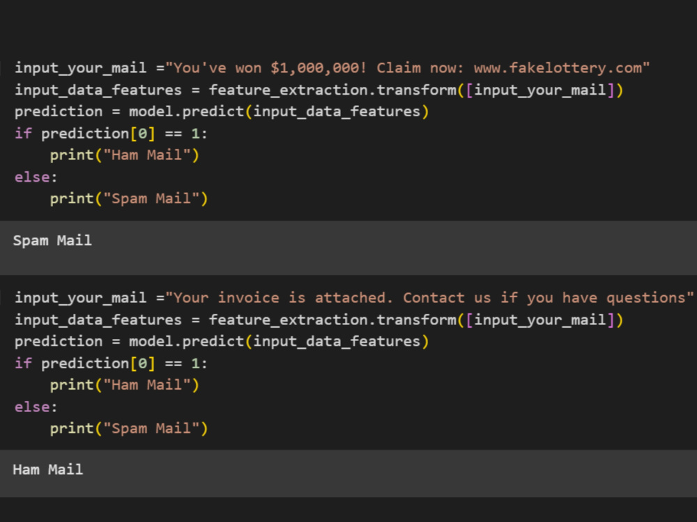 AI-Powered Email Spam Detection Model for Enhanced Email Security | Upwork