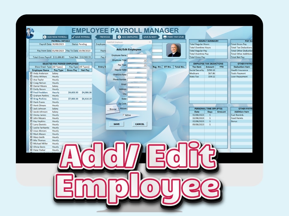 A Complete Payroll Management System with Admin & Employee Controls ...