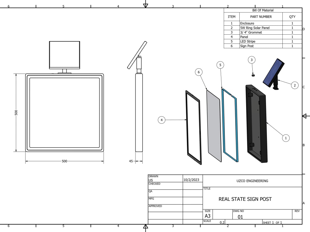 2D Manufacturing Drawings in SolidWorks Precision Blueprints for ...