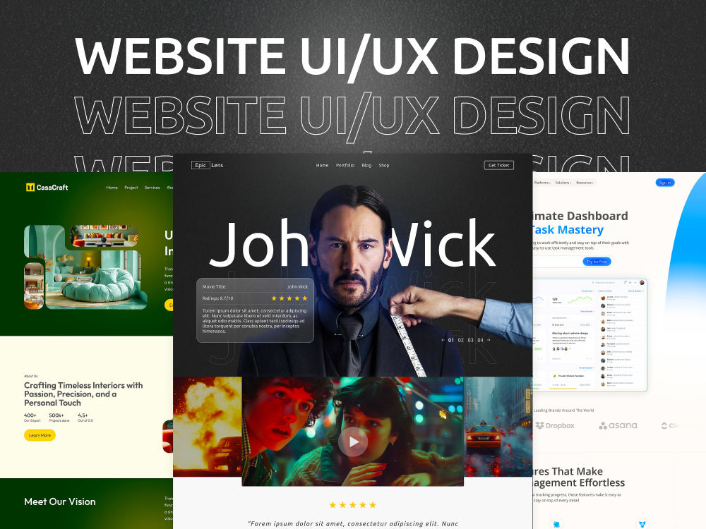 A high converting website UI UX design for your business | Upwork
