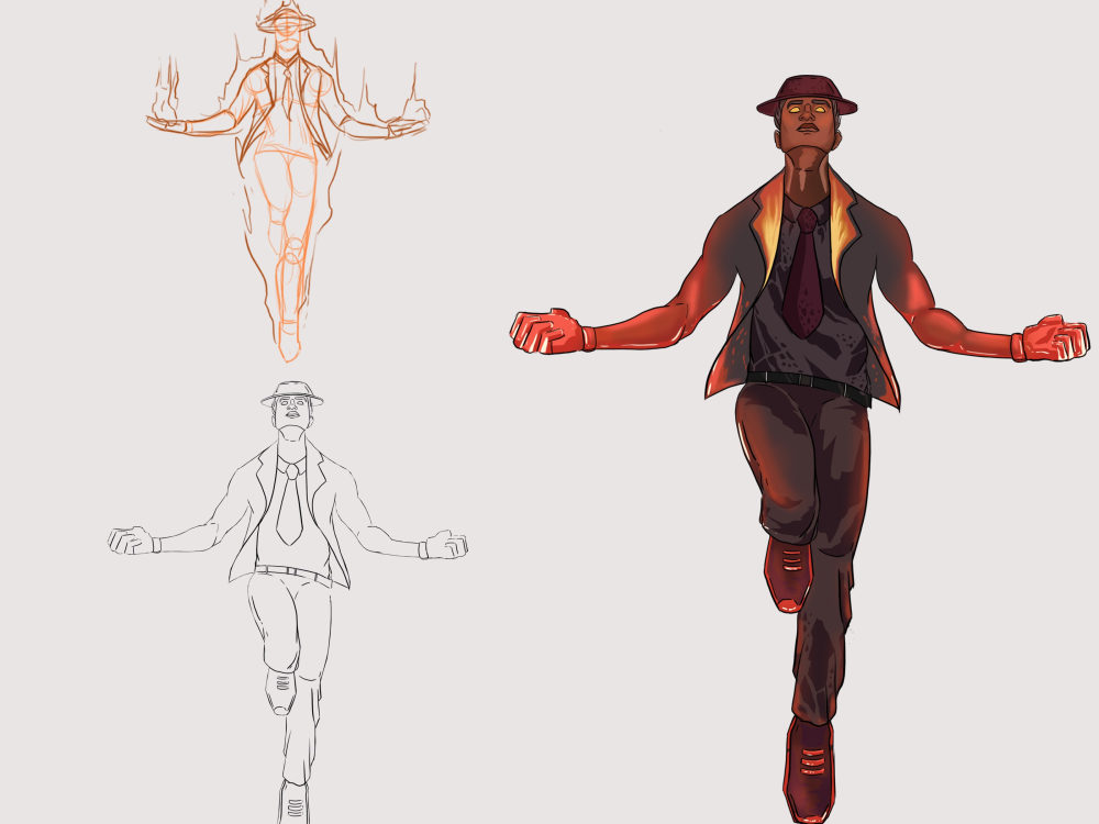 Character Concept Art of Full Body Character | Upwork