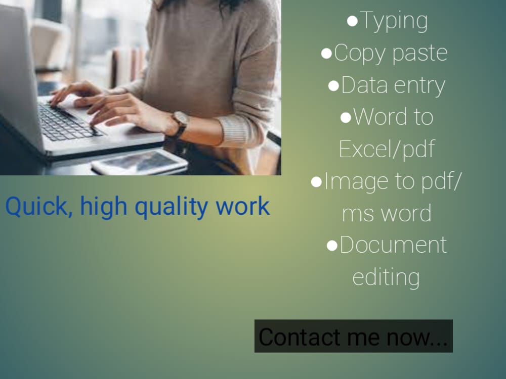 Professional, quick, accurate, high quility Data Entry | Upwork