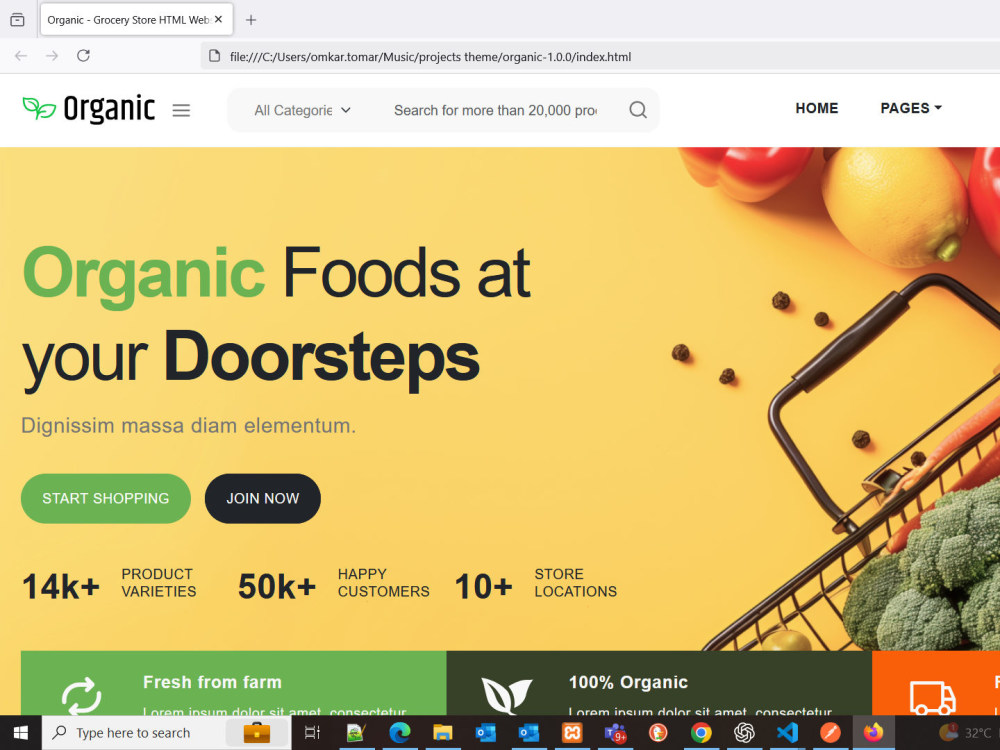 Fully Responsive eCommerce Website Template | HTML, CSS, JS & Bootstrap | Upwork