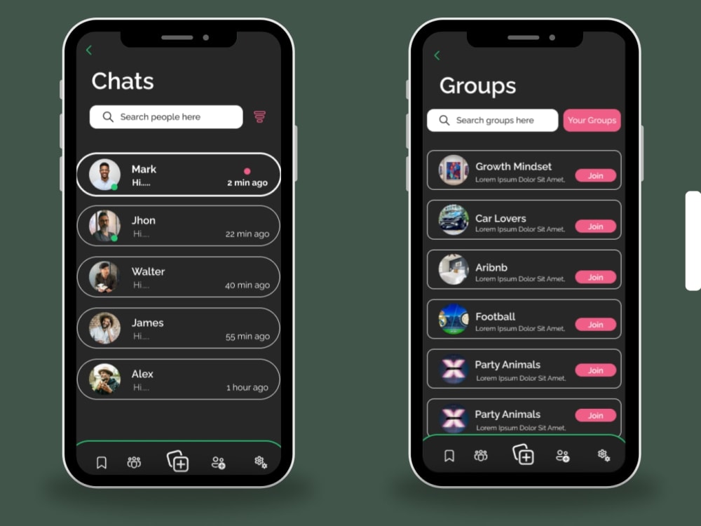 Professional Mobile App UI/UX Design | Figma | iOS & Android | Upwork