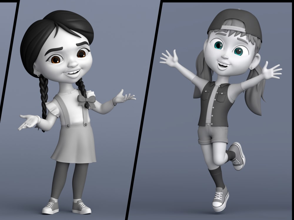 Top quality 3d character models for your film and game | Upwork