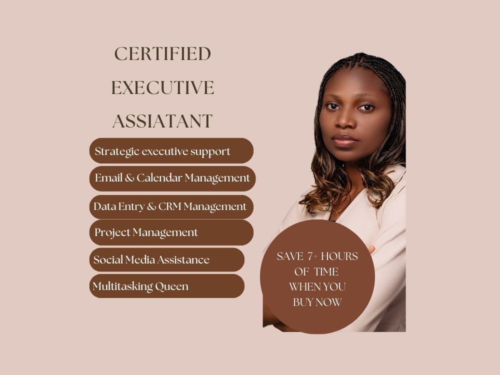 A strategic executive assistant for all administrative needs | Upwork