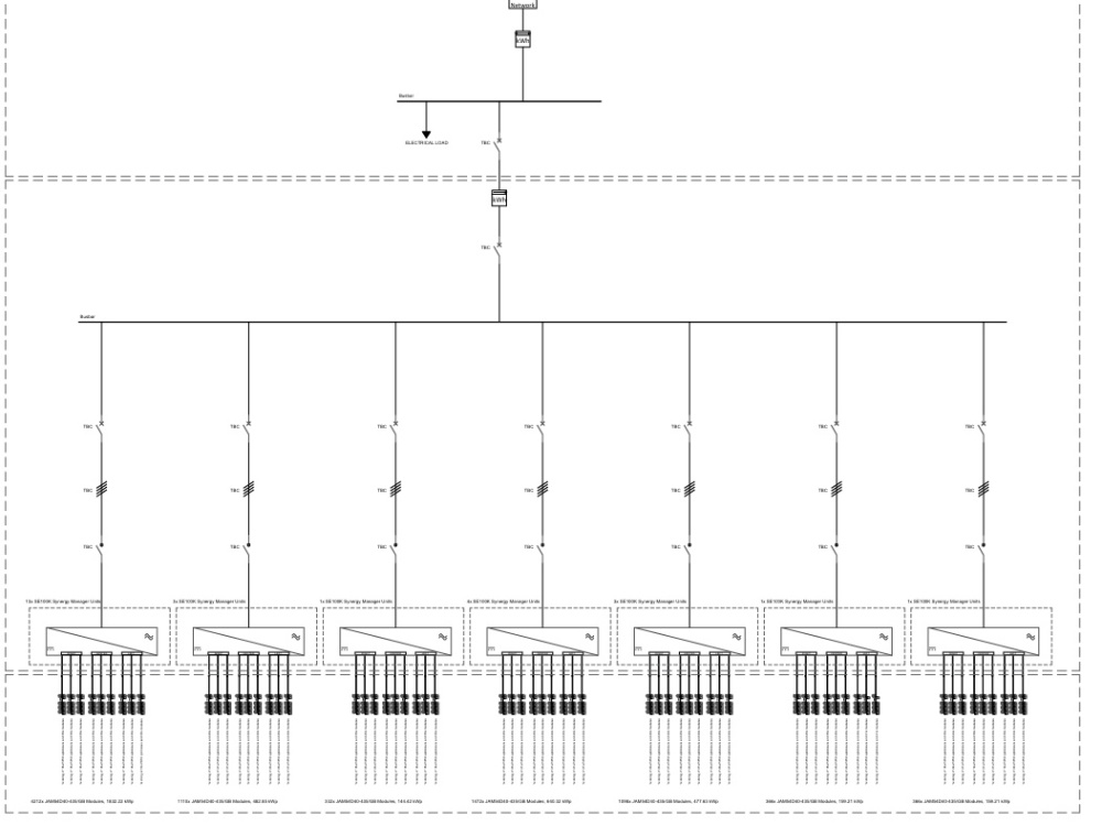 Electrical single line diagram solar sld schematic of pv system | Upwork