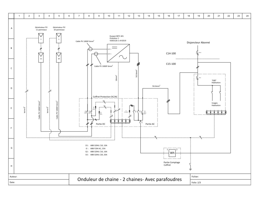 Electrical single line diagram solar sld schematic of pv system | Upwork