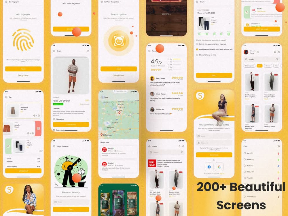 Redesign UI/UX design for Mobile App UI, Website UI, App Screenshots ...