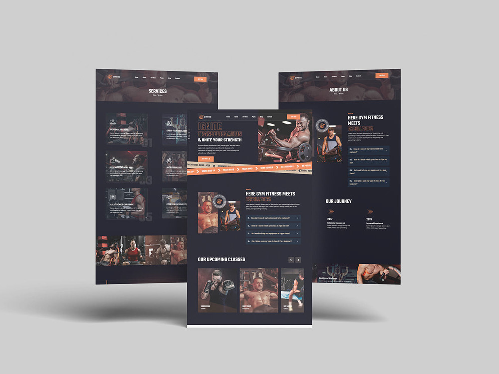 A Powerful Gym & Fitness Website for Your Brand | Upwork