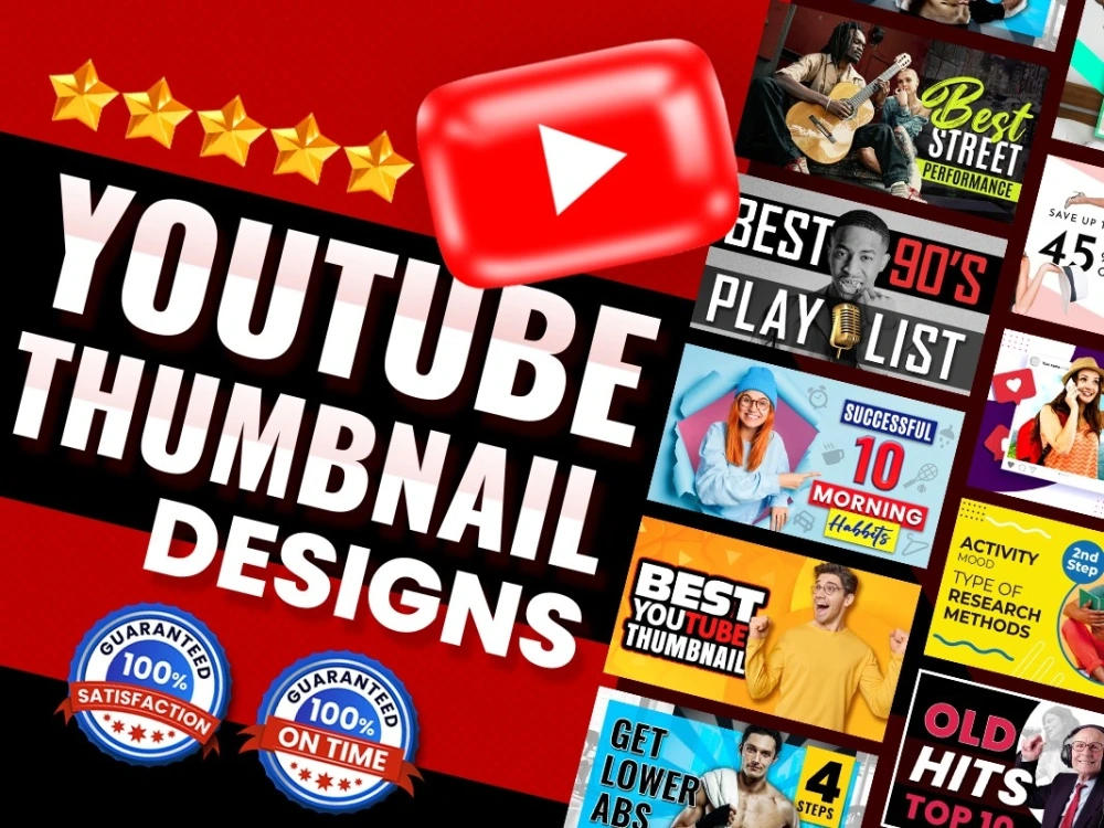 The best YouTube thumbnail design for your video | Upwork
