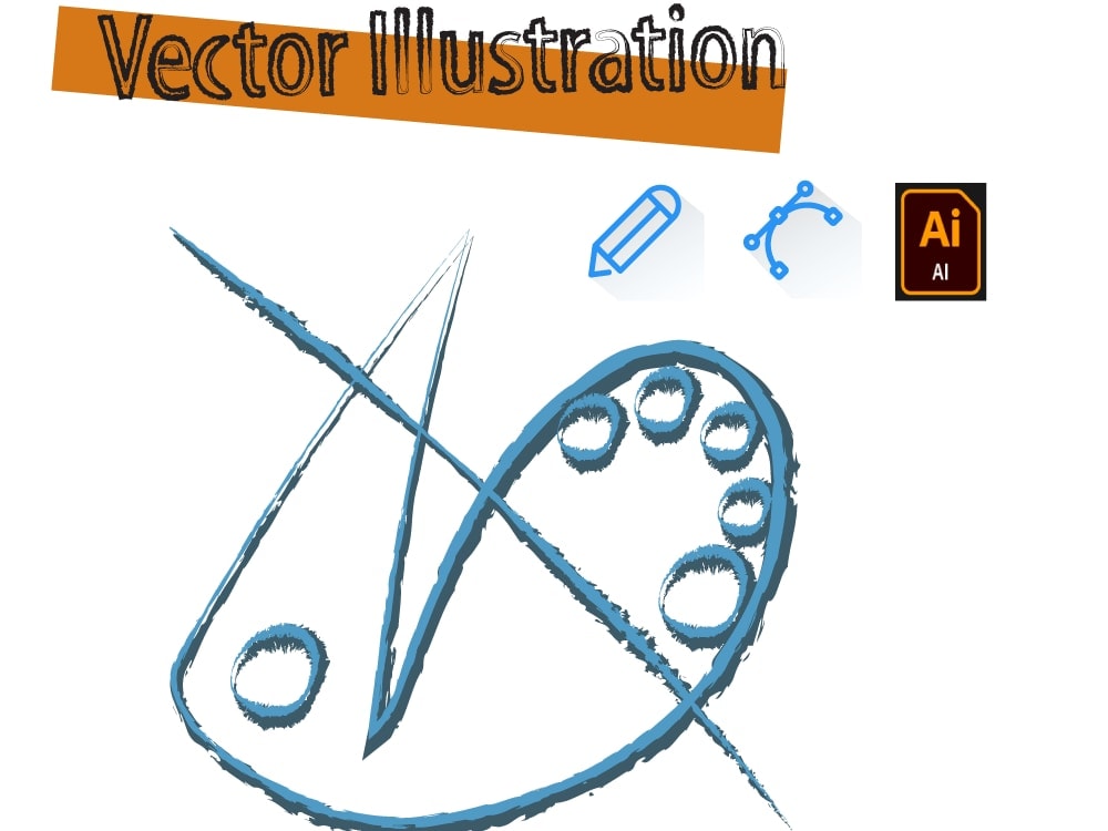 Vector Tracing, Redraws, Logos, and Traced Images in Adobe illustrator ...