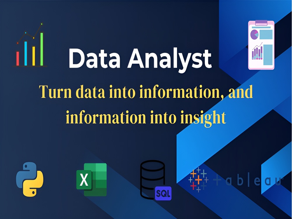 Statistical data analysis,cleaning and visualization using python & tableau | Upwork