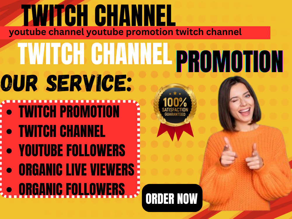 Promote your twitch channel twitch channel promotion twitch live ...