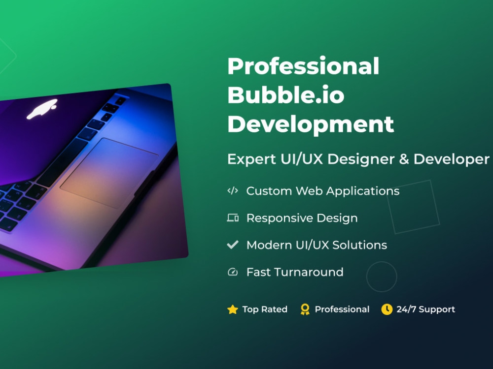 Custom bubble.io web app | bubble.io MVP | bubble.io SaaS app | Upwork