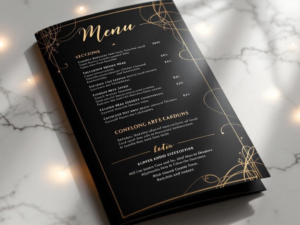 Amizing menu design food menu and restaurant menu | Upwork