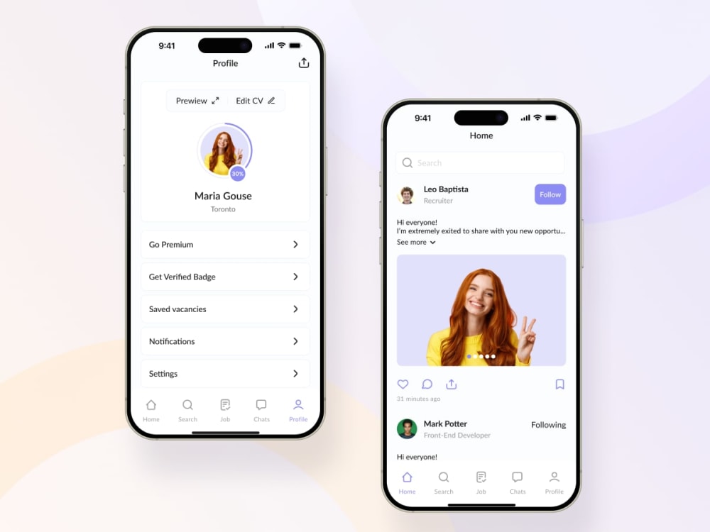 A professional Mobile App Design for Your Brand | Upwork