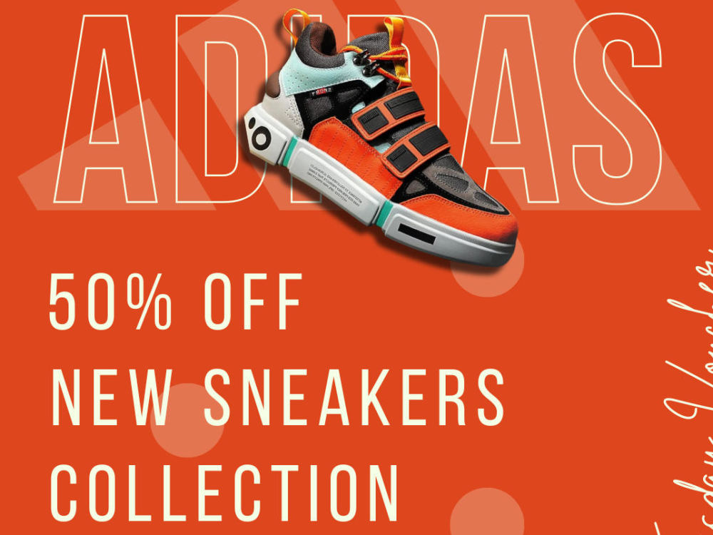 A professional corporate sneakers Ad design | Upwork