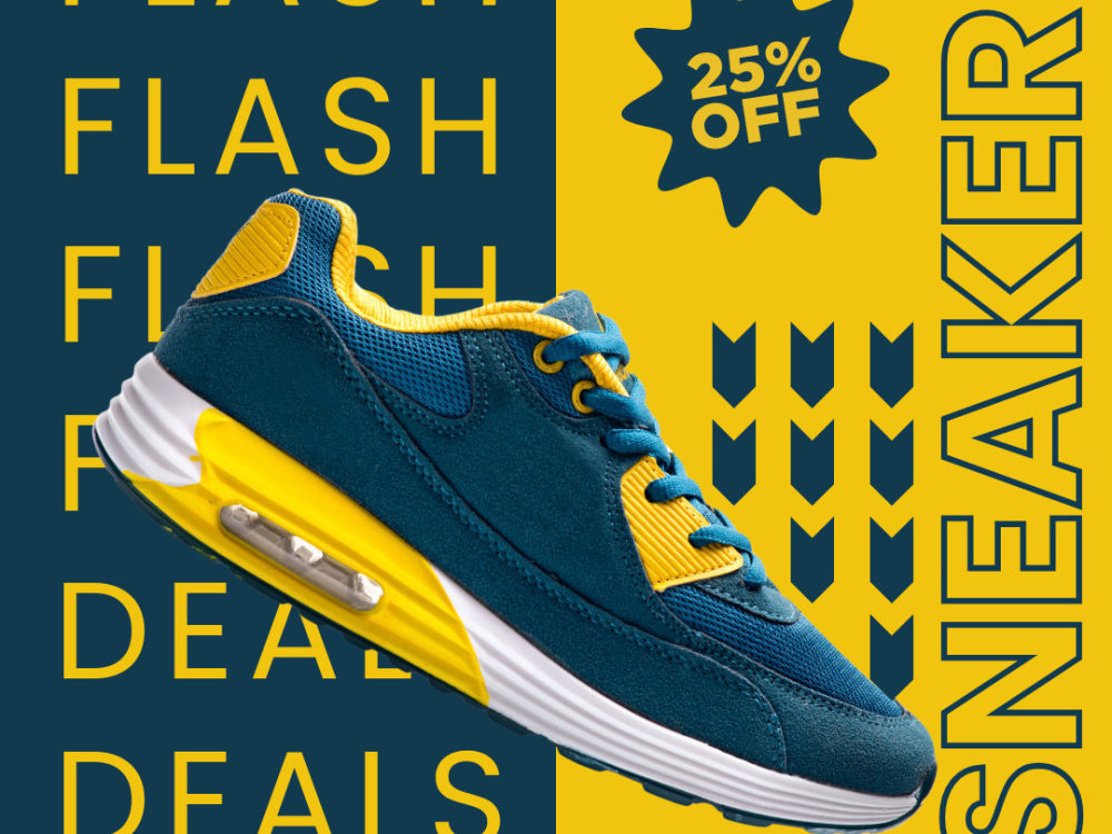 A professional corporate sneakers Ad design | Upwork