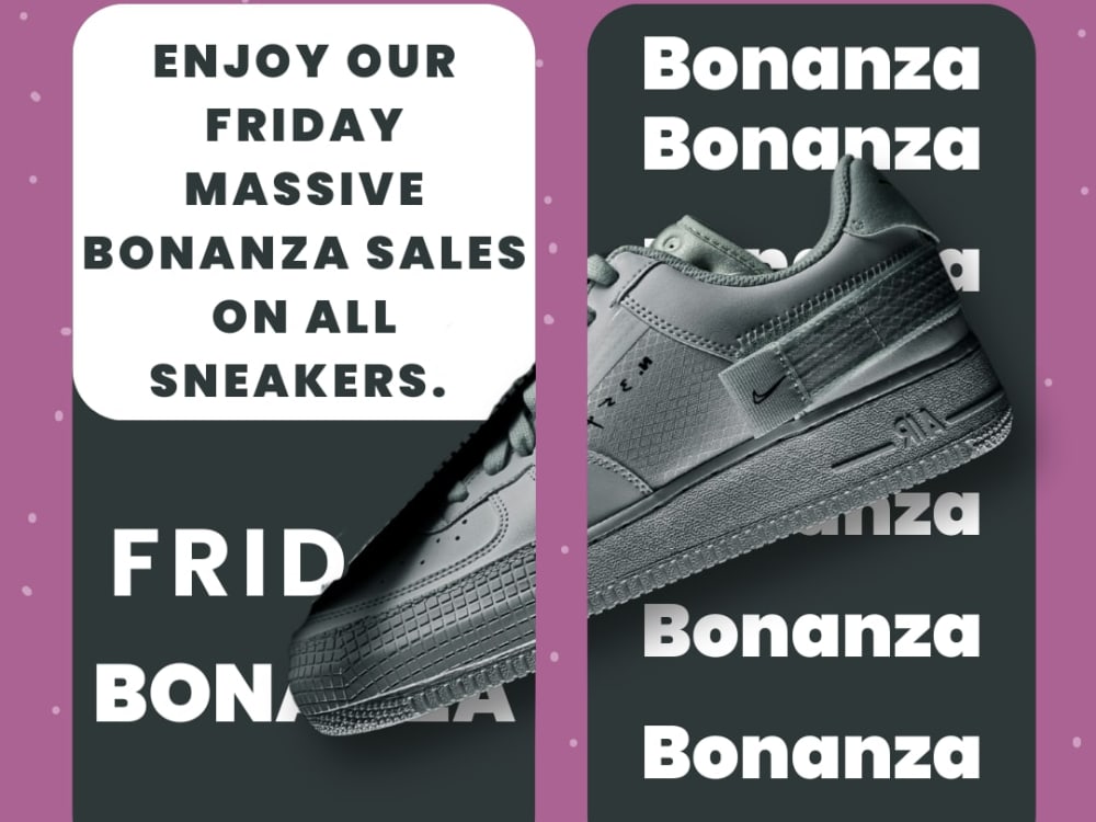 A professional corporate sneakers Ad design | Upwork