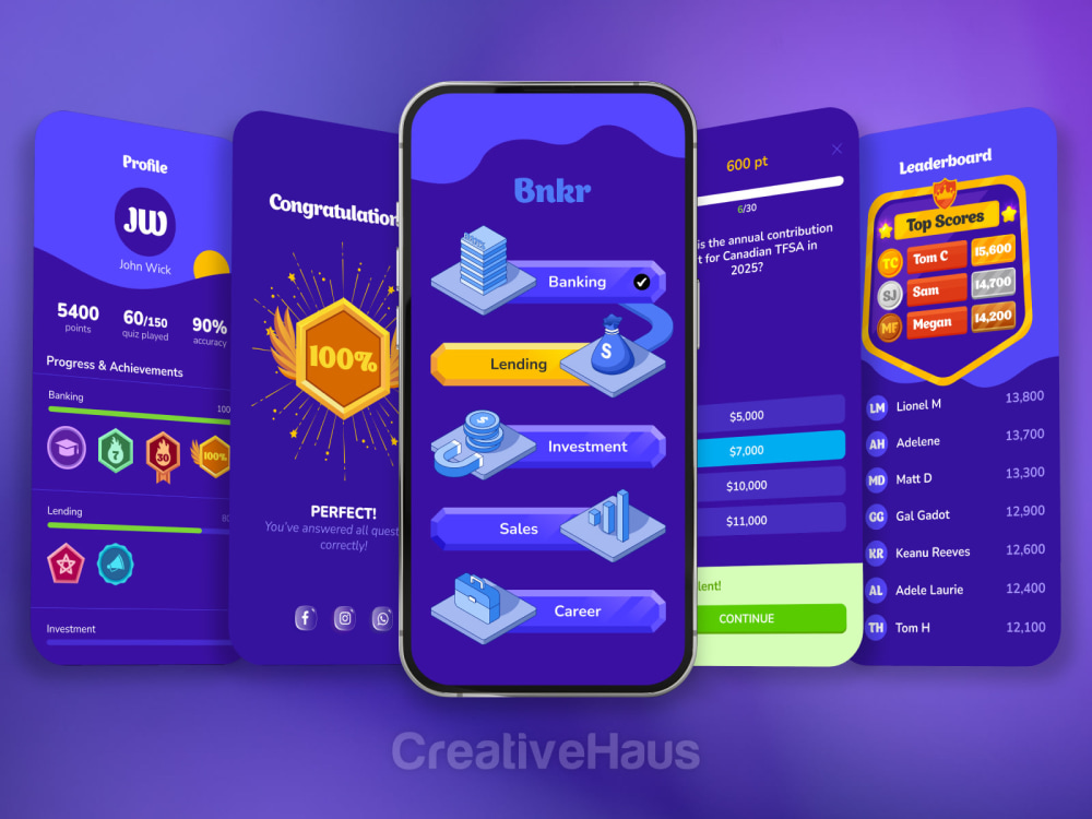 Engaging UI, intuitive UX, and interactive prototype for mobile app ...