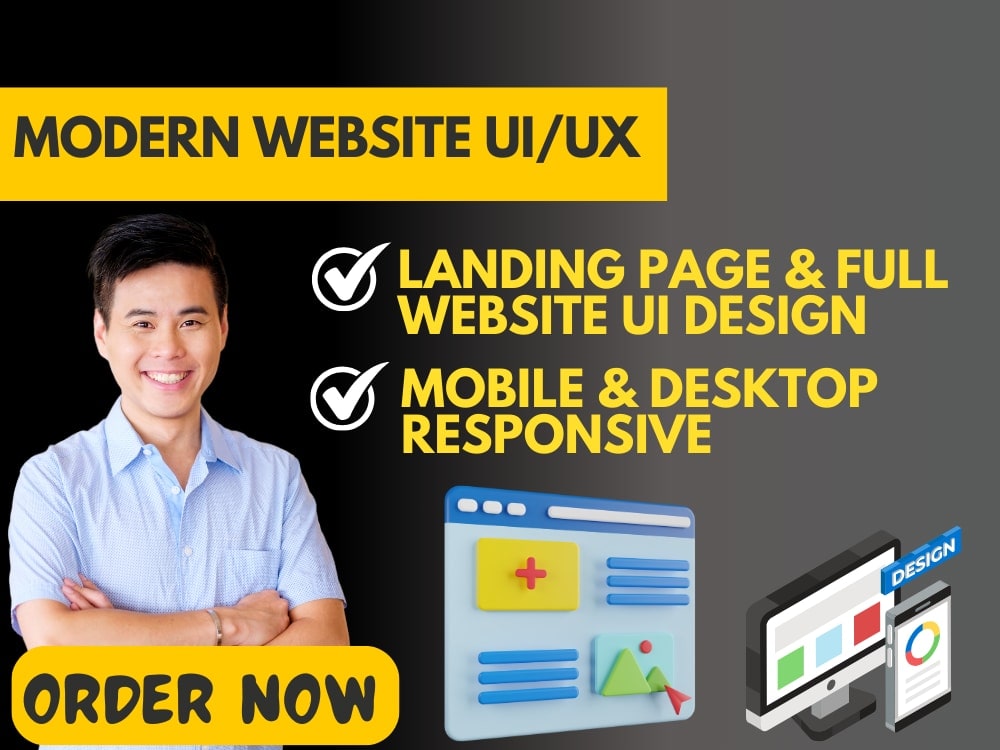 Unique Landing Page Design | Website UI UX Design | Wireframes | Figma | Upwork
