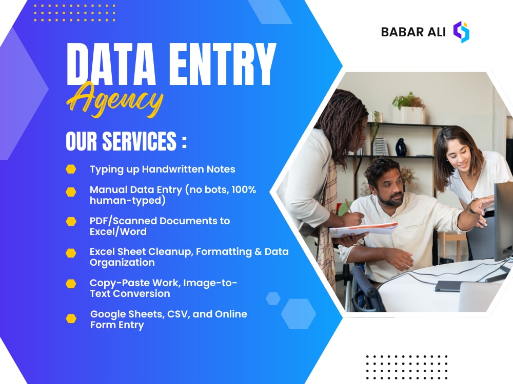 Fast & Accurate Data Entry | PDF to Excel/Word | Manual Typing Expert ...