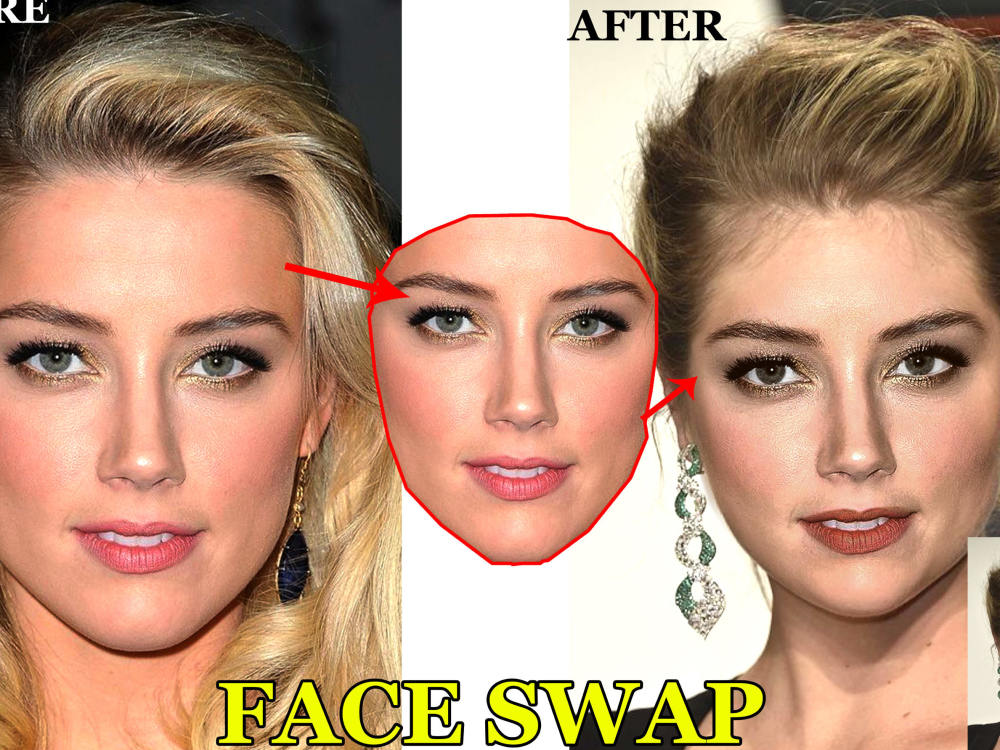 Face swap head change photo edit service | Upwork