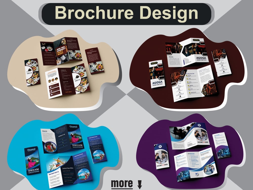 A creative professional brochure and an eye-catching Brochure Design ...