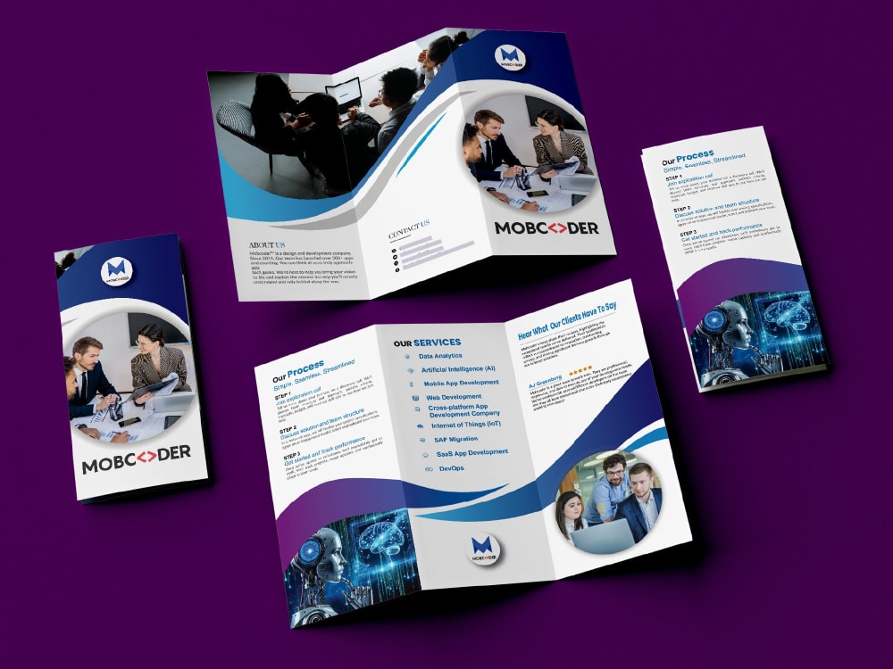 A creative professional brochure and an eye-catching Brochure Design ...