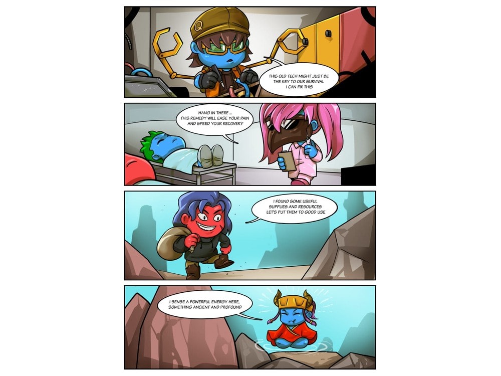 Comic illustrations for your anime & manga book pages, cover ...