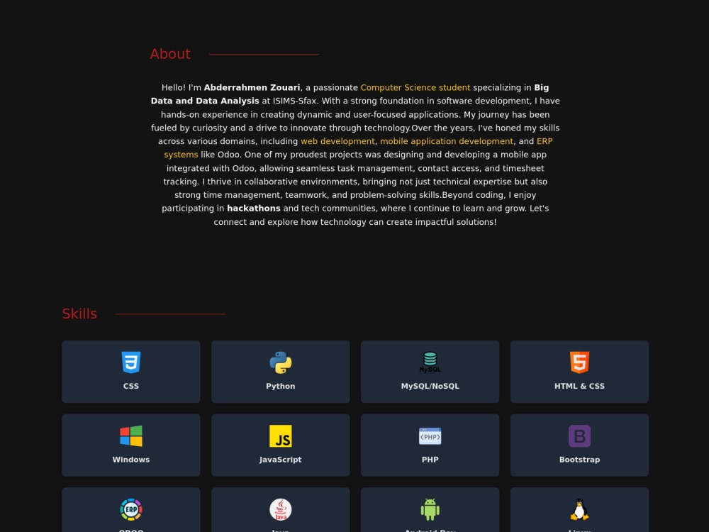 A fantastic portfolio website with an admin panel | Upwork