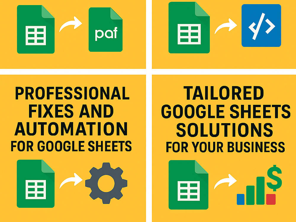 Expert Google Sheets Automation and Script Solutions | Upwork