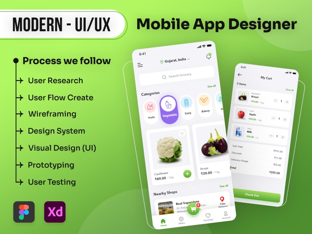Mobile UI UX Design | UI UX Design | Figma | Wireframe UI UX | Web UI UX | Upwork