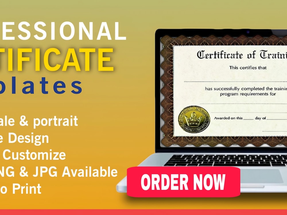 Stunning Certificates & Diplomas – Fast, Editable, Unmatched Quality ...