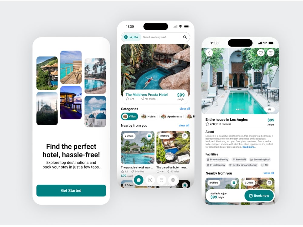 Modern Android and IOS app UI UX Design | Upwork