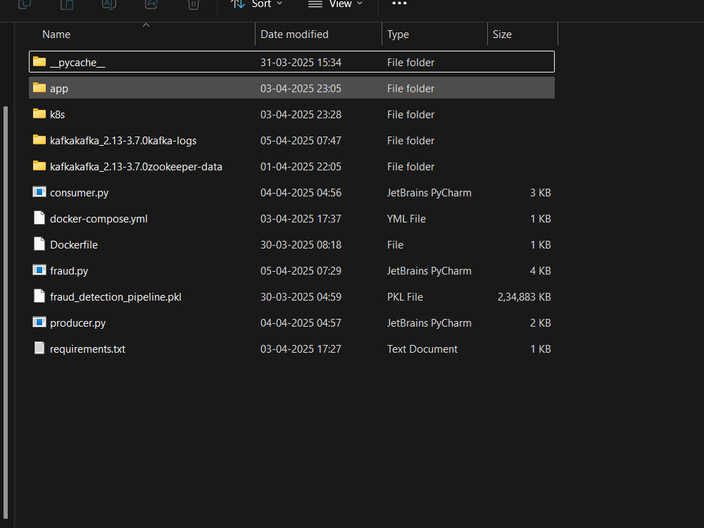 A fully deployable, real-time fraud detection system using ML and kafka. | Upwork