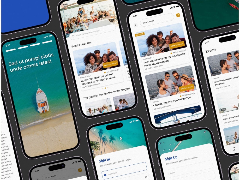 Mobile App UI/UX Design – Up to 5 Screens – Clickable Prototype | Upwork