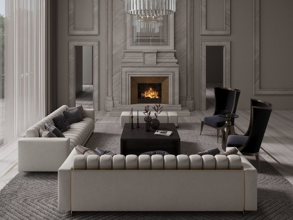 Design | 3D modeling | 3D visualization of the living room | Upwork