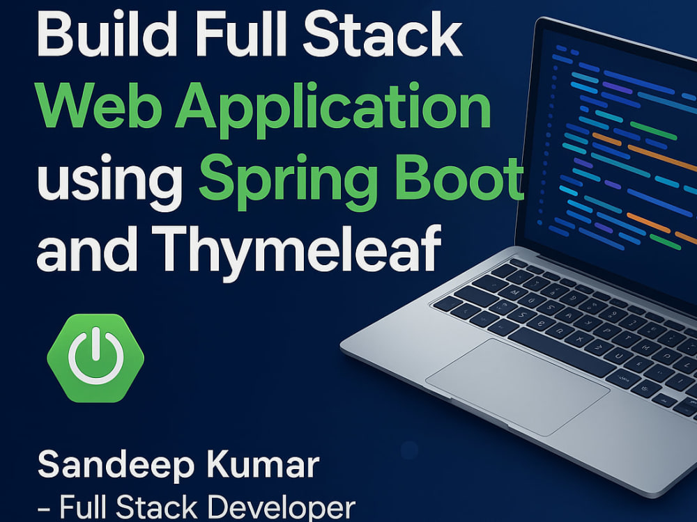 I will build a full stack Java web app using Spring Boot and Thymeleaf | Upwork