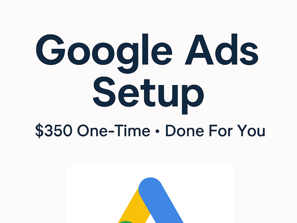 Complete Google Ads Setup for Leads or Sales – Done Right 🔥 | Upwork