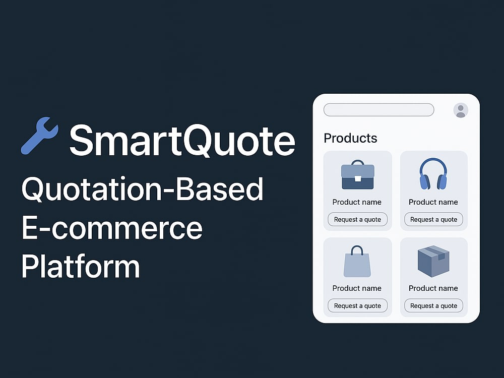 Quotation-Based E-commerce Platform with Admin & Google Auth | Upwork