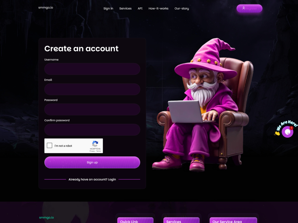 Perfectpanel based SMM panel website theme design | Upwork
