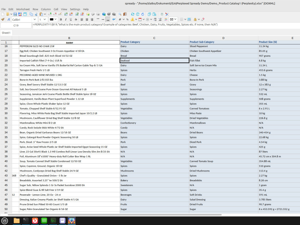 AI-powered data extraction and classification of data in spreadsheets | Upwork