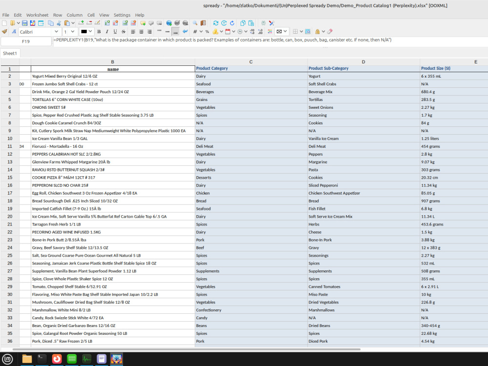 AI-powered data extraction and classification of data in spreadsheets | Upwork