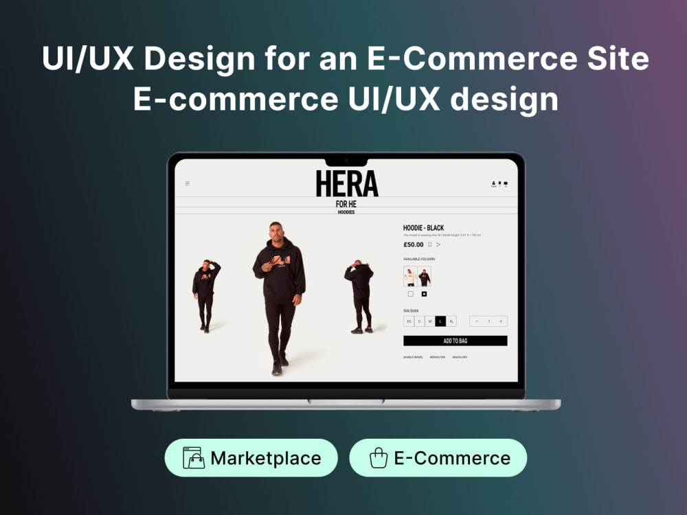 UI/UX design for an e-commerce site | E-commerce UI/UX design | Upwork