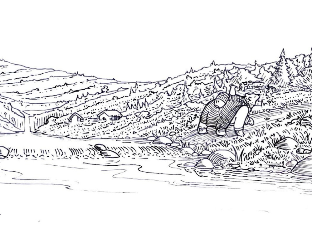A fantastic pen and ink drawing | Upwork