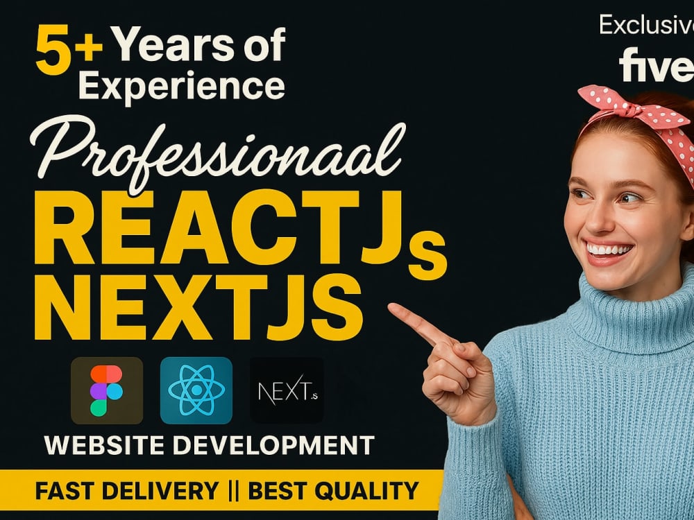 Website in react js next js tailwind gsap with animations | Upwork